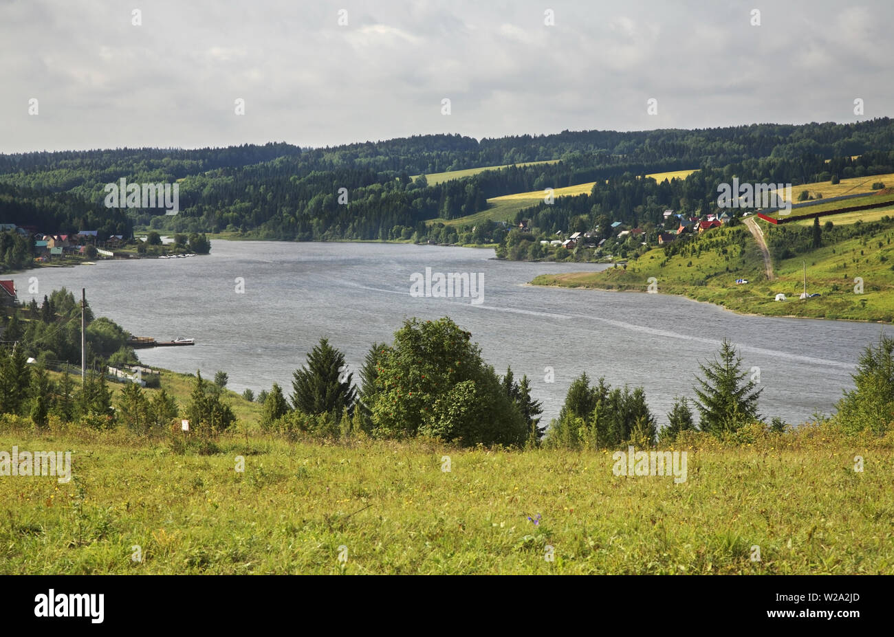 Kama bay in Khokhlovka. Perm kra. Russia Stock Photo - Alamy