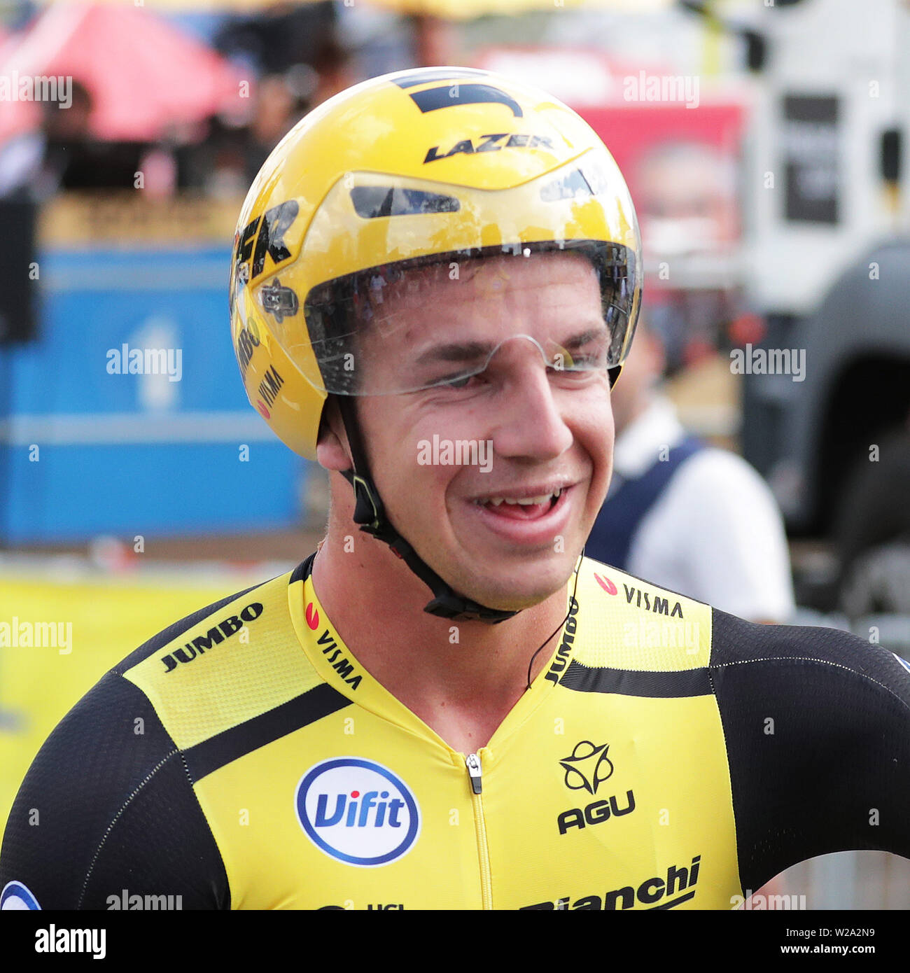 Brussels, Belgium. 07th July, 2019. Brussels - 7-07-2019, cycling, Stage 2, etappe 2 Brussels ...