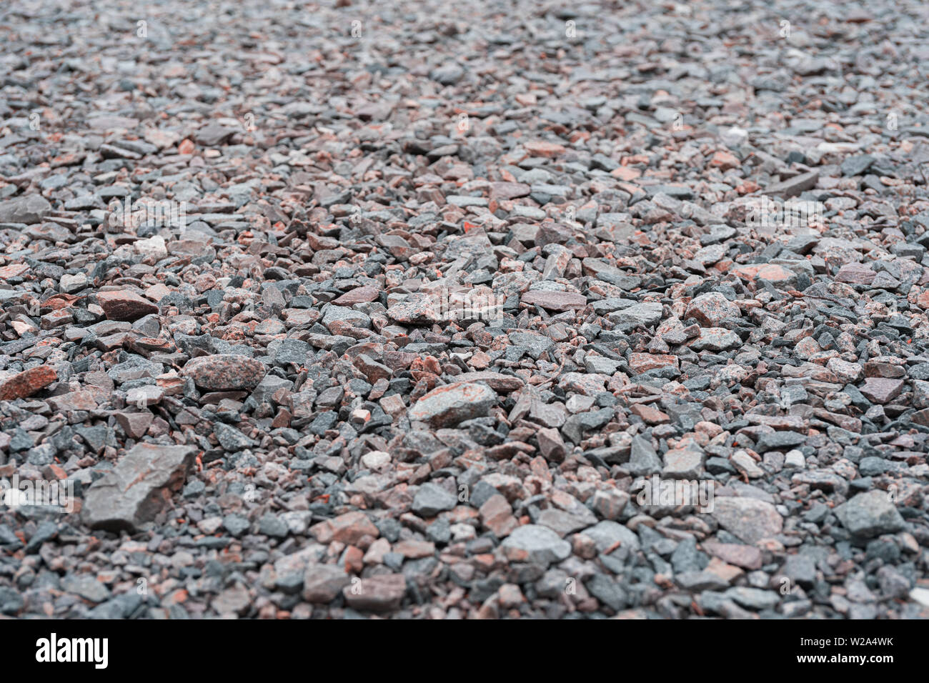 Gravel path as a background with shallow depth of field Stock Photo - Alamy