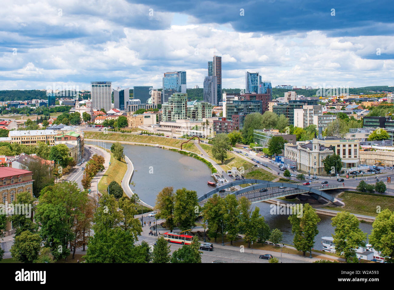 Capital Lituana Vilnius Is The Capital Of Lithuania And Its Largest