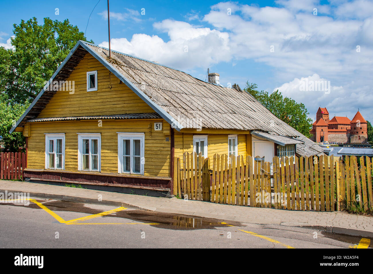 Baltic wooden houses hi-res stock photography and images - Alamy