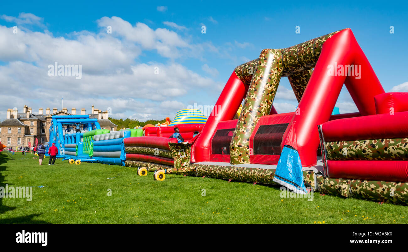 Labyrinth Challenge, Dalkeith Country Park, Midlothian, Scotland, UK ...