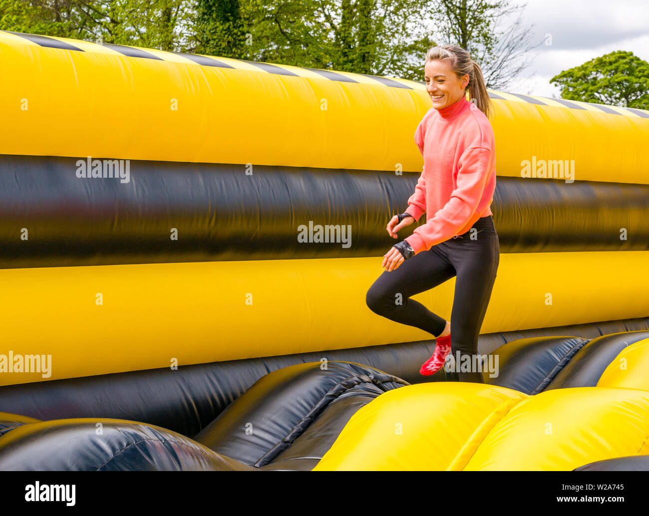 Labyrinth Challenge, Dalkeith Country Park, Midlothian, Scotland, UK ...