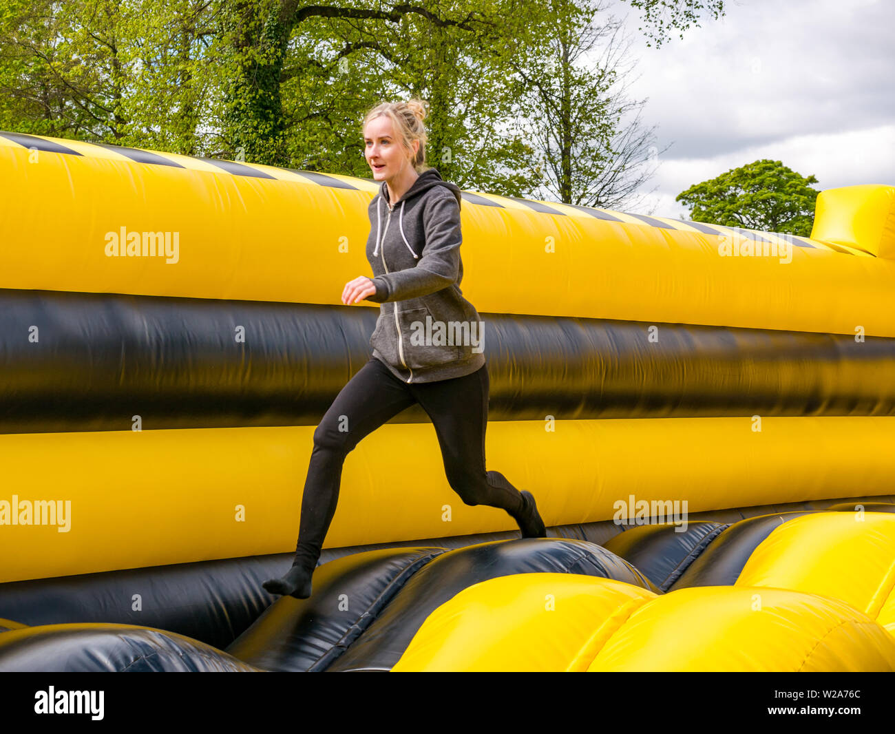 Labyrinth Challenge, Dalkeith Country Park, Midlothian, Scotland, UK ...
