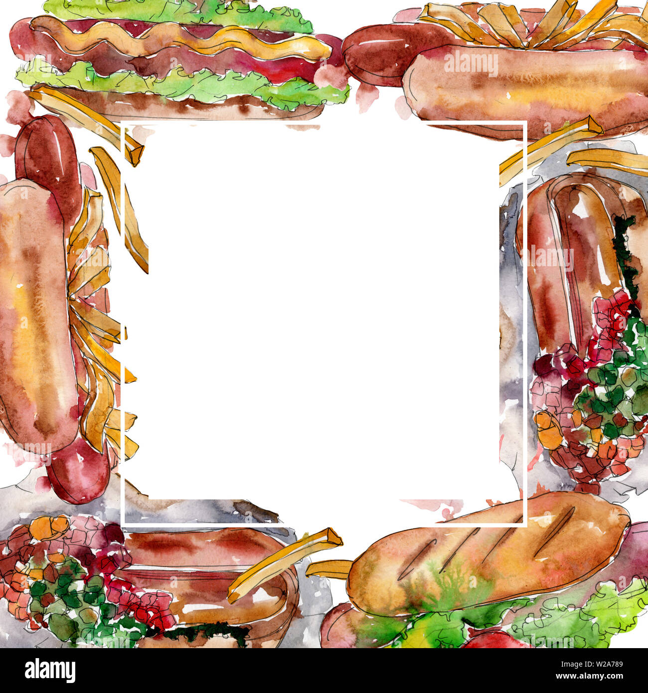 Junk Food Borders And Frames