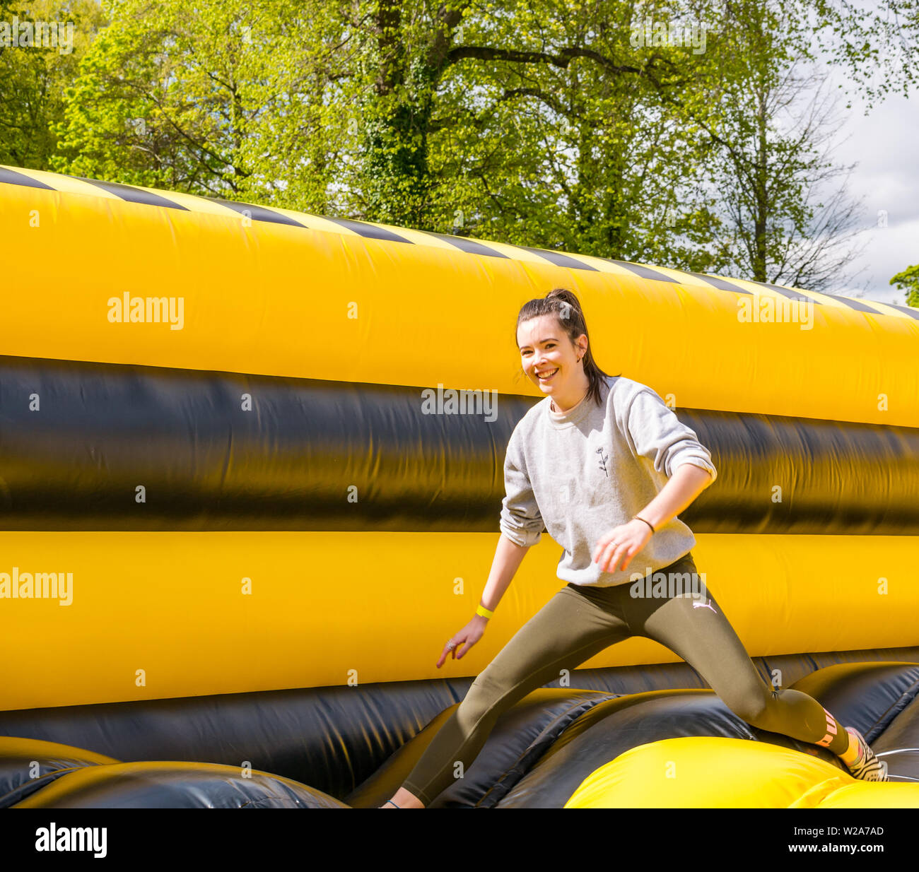 Labyrinth Challenge, Dalkeith Country Park, Midlothian, Scotland, UK ...
