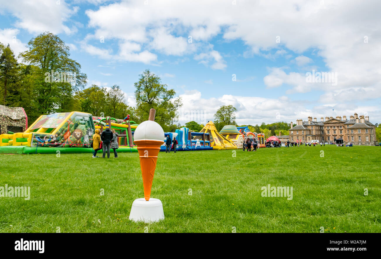 Labyrinth Challenge, Dalkeith Country Park, Midlothian, Scotland, UK ...