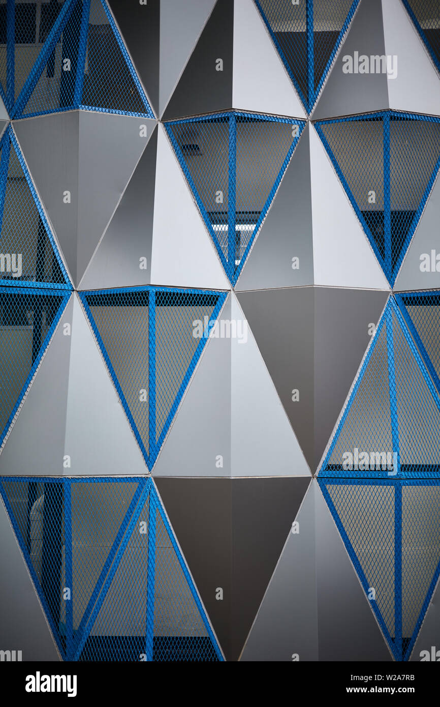 Geometric shape of modern building Stock Photo - Alamy