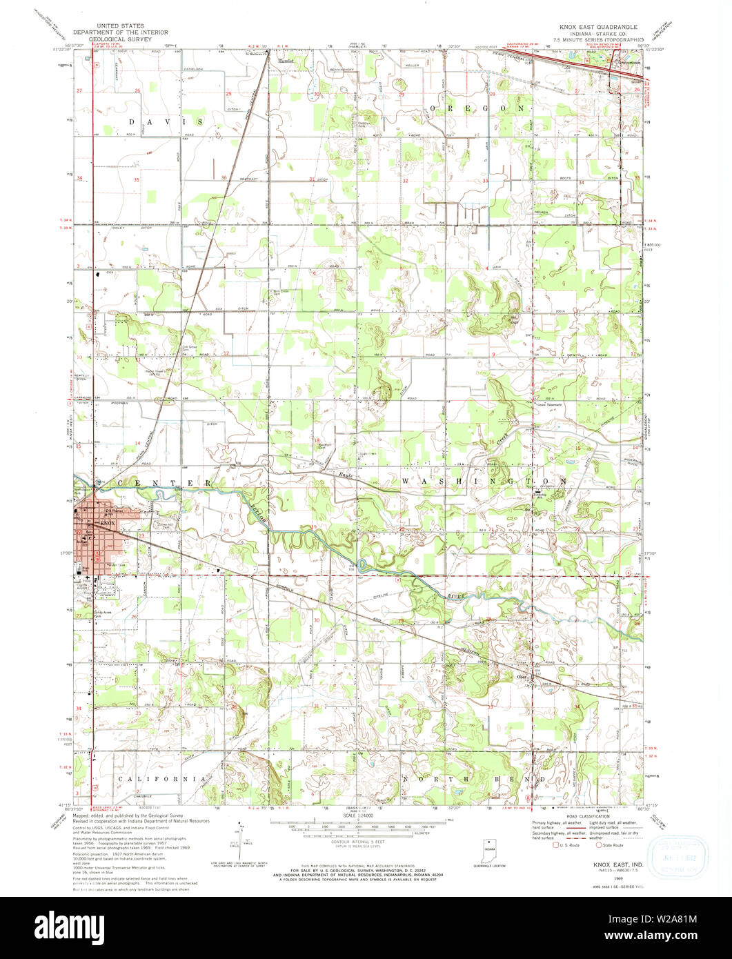 Knox indiana map hi-res stock photography and images - Alamy