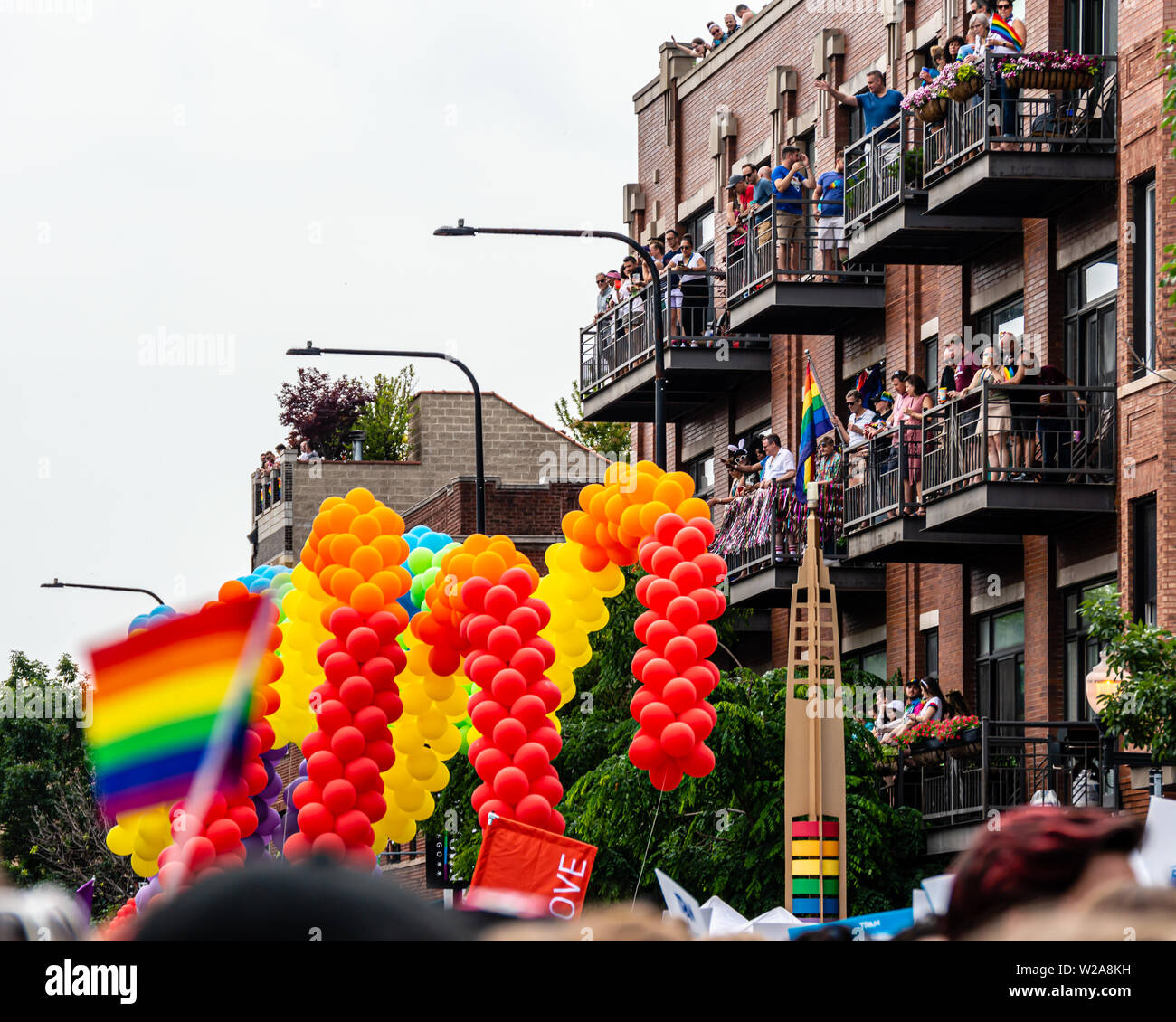Boystown pride balloons hi-res stock photography and images - Alamy