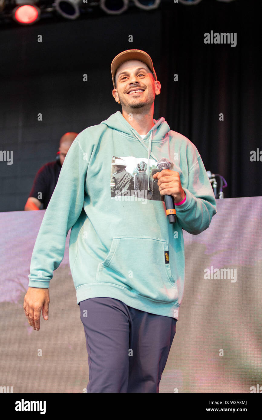 July 6, 2019 - Milwaukee, Wisconsin, U.S - Rapper EVIDENCE (MICHAEL ...