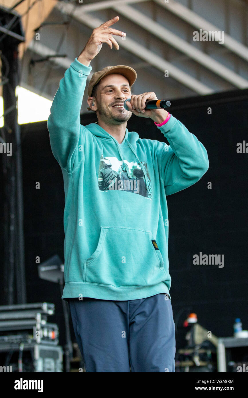July 6, 2019 - Milwaukee, Wisconsin, U.S - Rapper EVIDENCE (MICHAEL ...