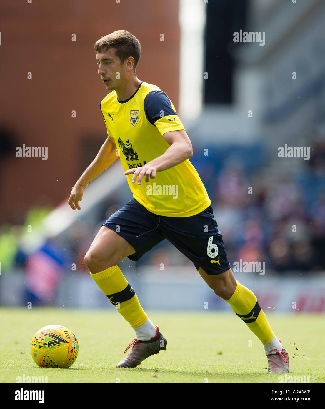 Oxford's Alex Rodriguez Gorrin in action during the pre-season friendly ...