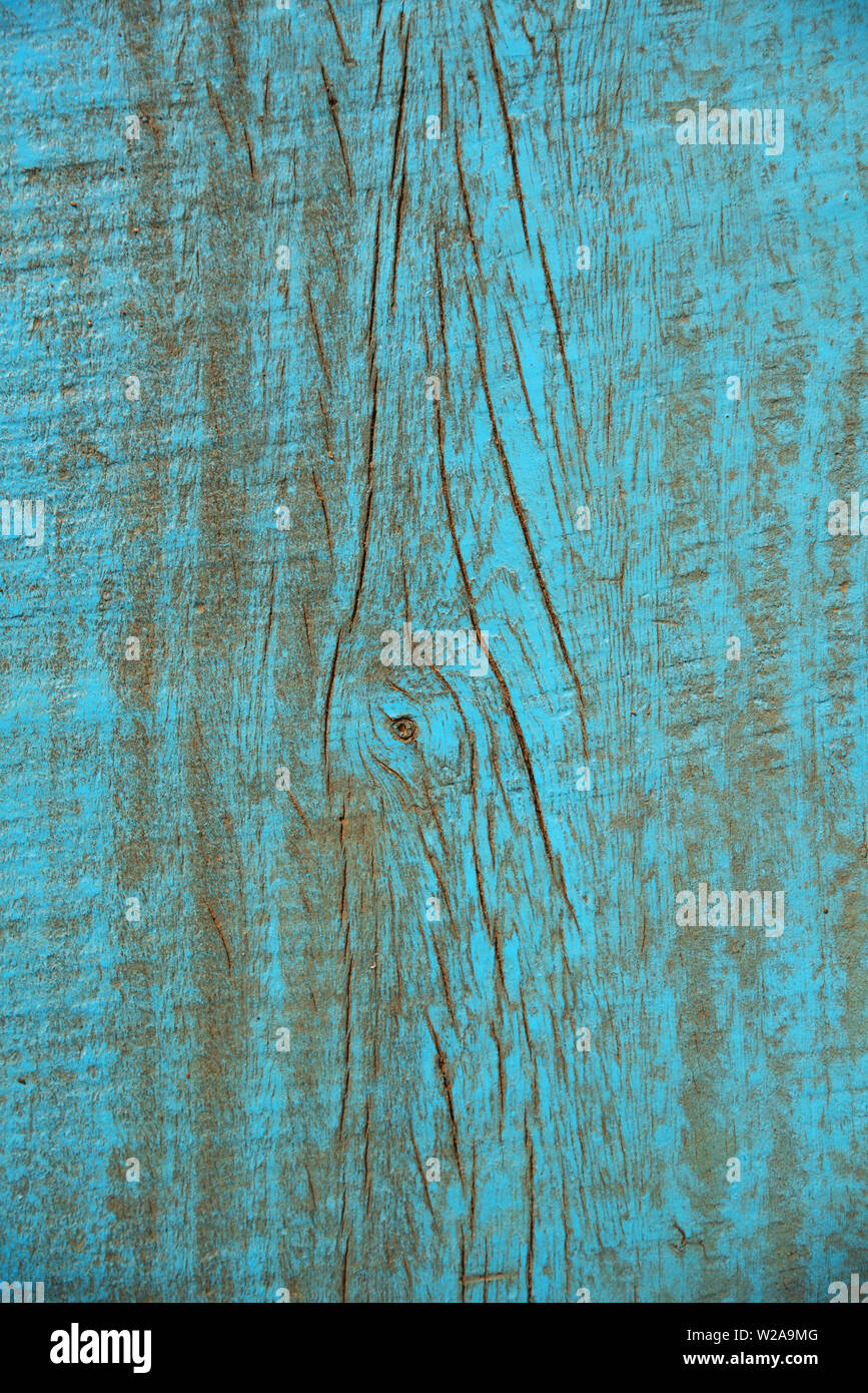 Wooden Plank Colored In Blue Stock Photo - Alamy