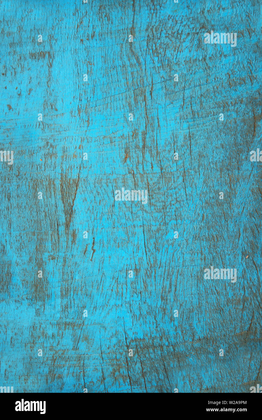 Wooden Plank Colored In Blue Stock Photo - Alamy