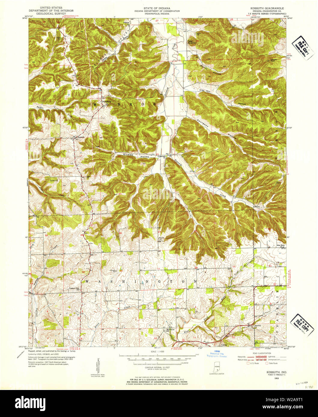 Map of kossuth hi-res stock photography and images - Alamy