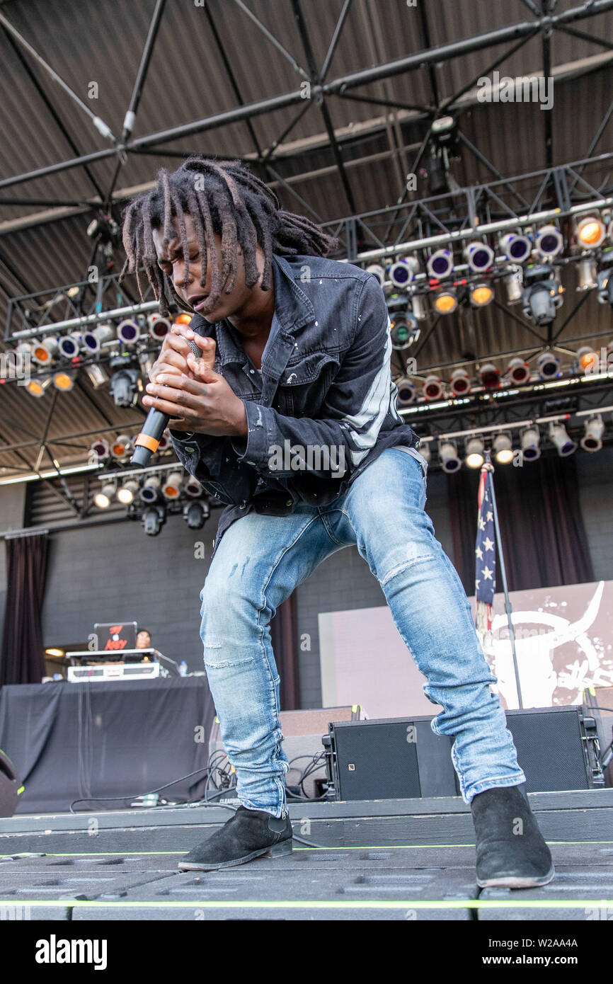 July 6, 2019 - Milwaukee, Wisconsin, U.S - Rapper DEM ATLAS (JOSHUA ...