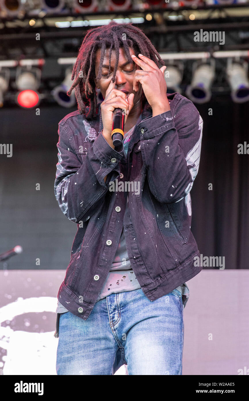 July 6, 2019 - Milwaukee, Wisconsin, U.S - Rapper DEM ATLAS (JOSHUA ...