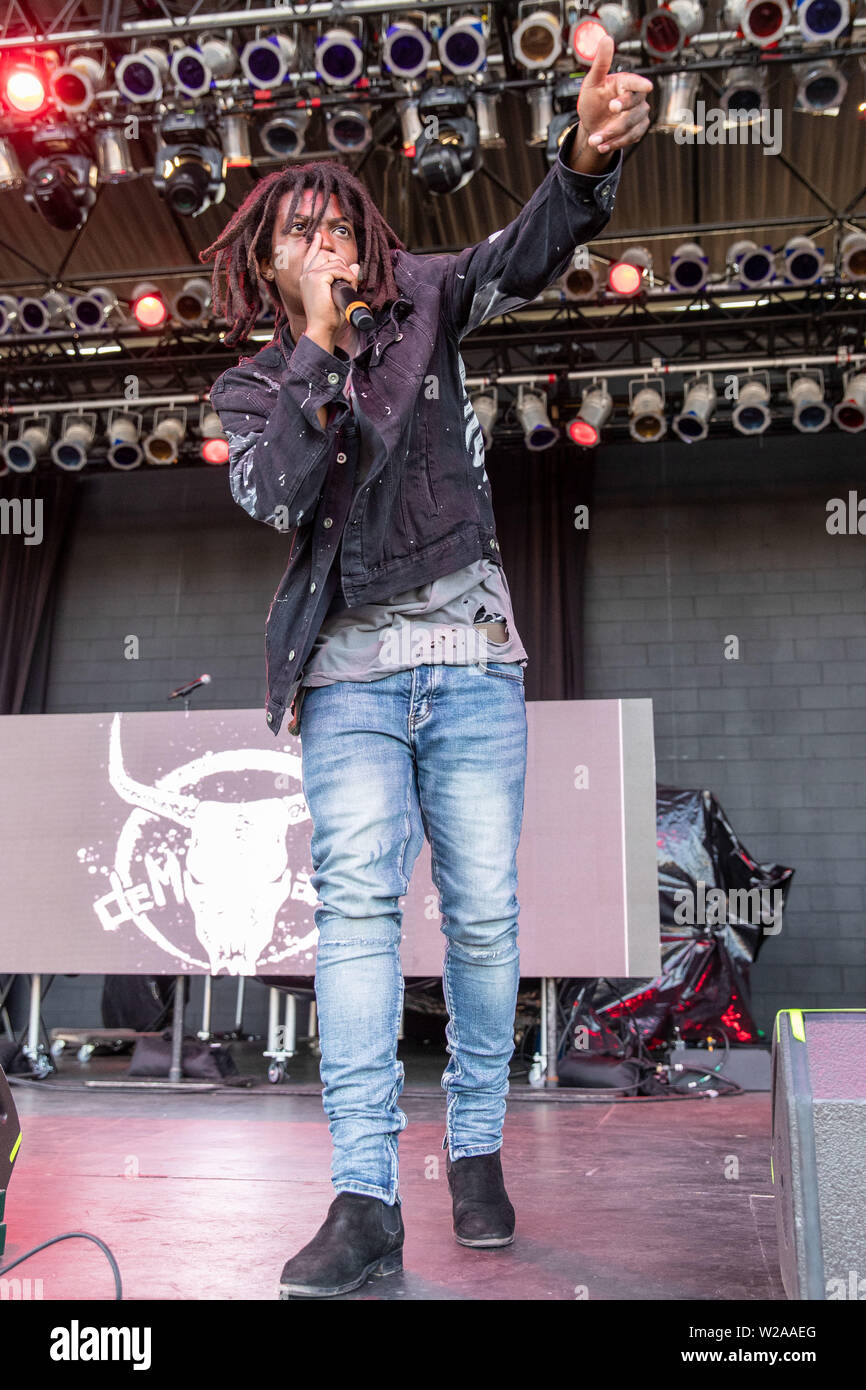 July 6, 2019 - Milwaukee, Wisconsin, U.S - Rapper DEM ATLAS (JOSHUA ...
