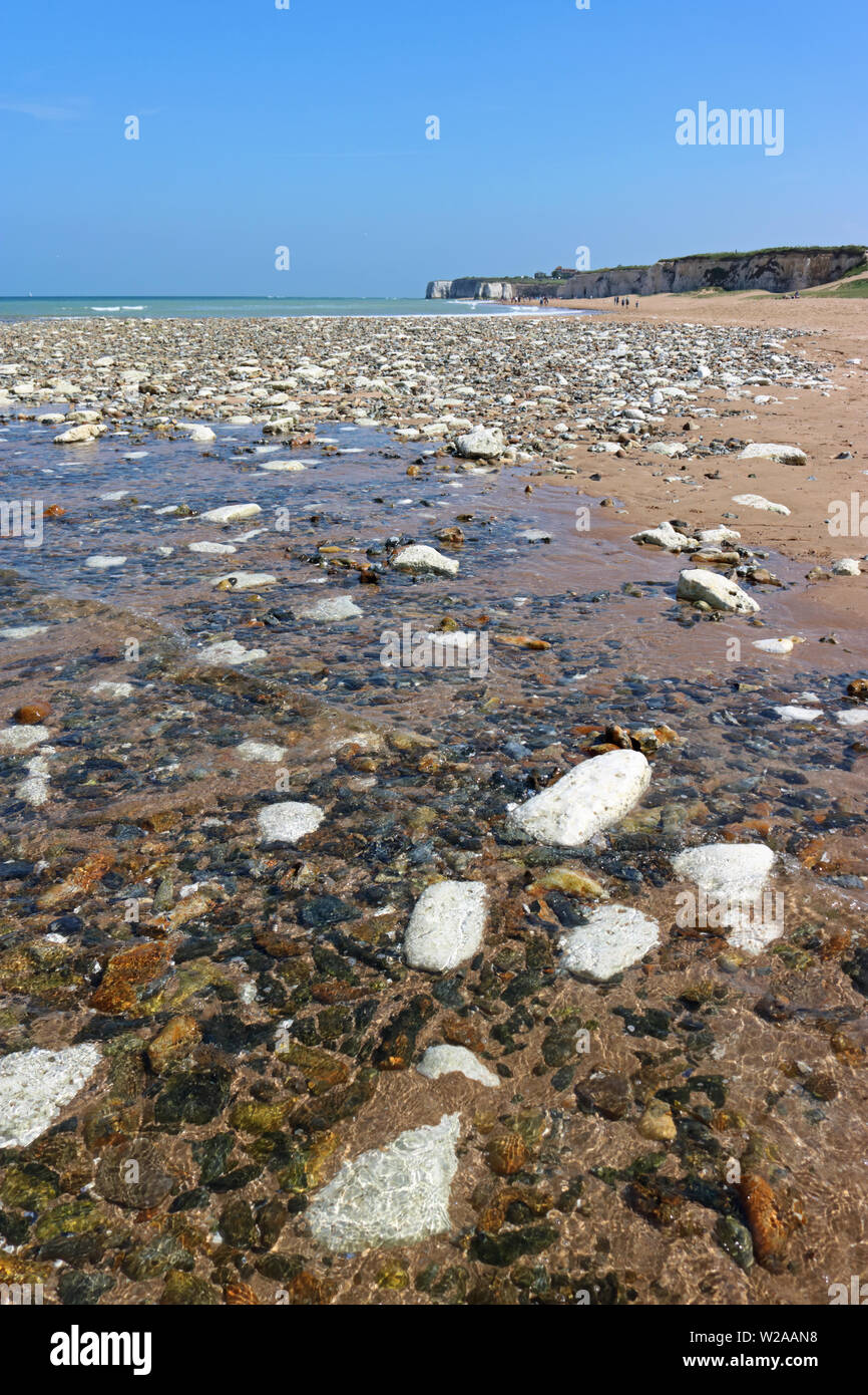 Botany Bay beach near Broadstairs on the north Kent coast, England UK ...