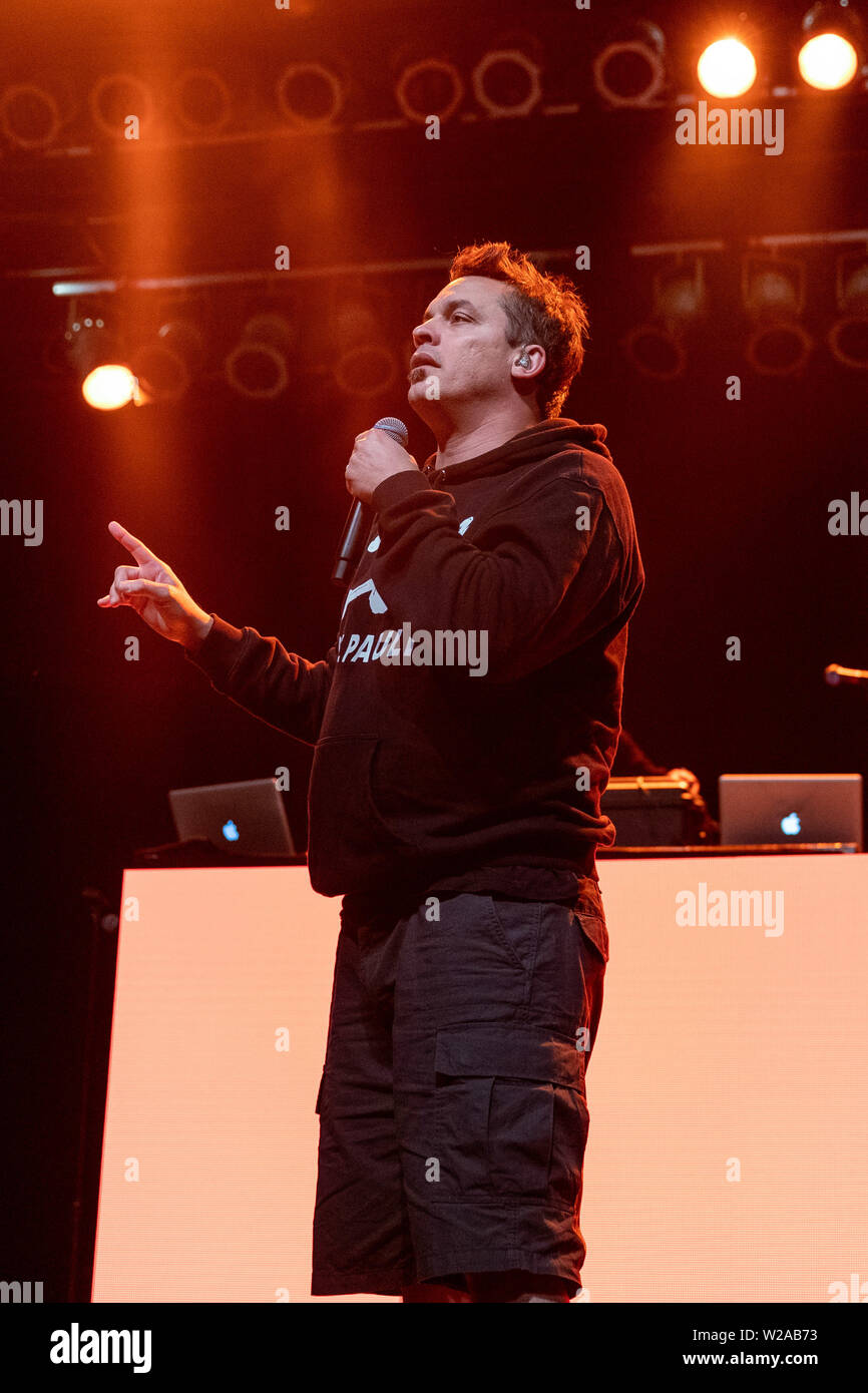 July 6, 2019 - Milwaukee, Wisconsin, U.S - Rapper SLUG (SEAN DALEY) of ...