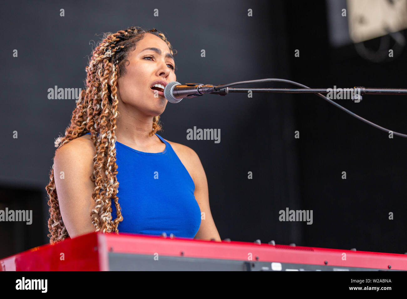 July 6, 2019 - Milwaukee, Wisconsin, U.S - Singer NIKKI JEAN (NICHOLLE ...