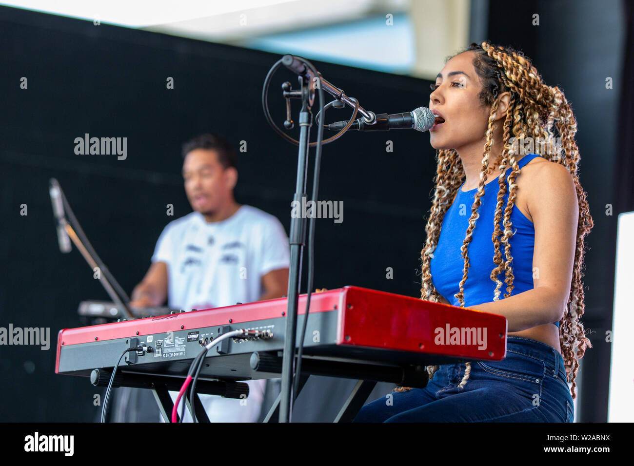 July 6, 2019 - Milwaukee, Wisconsin, U.S - Singer NIKKI JEAN (NICHOLLE ...
