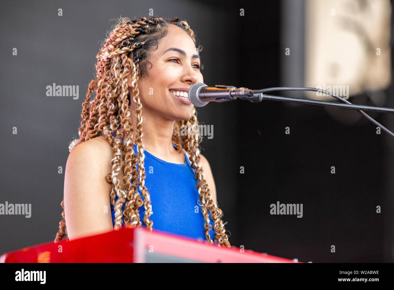 July 6, 2019 - Milwaukee, Wisconsin, U.S - Singer NIKKI JEAN (NICHOLLE ...