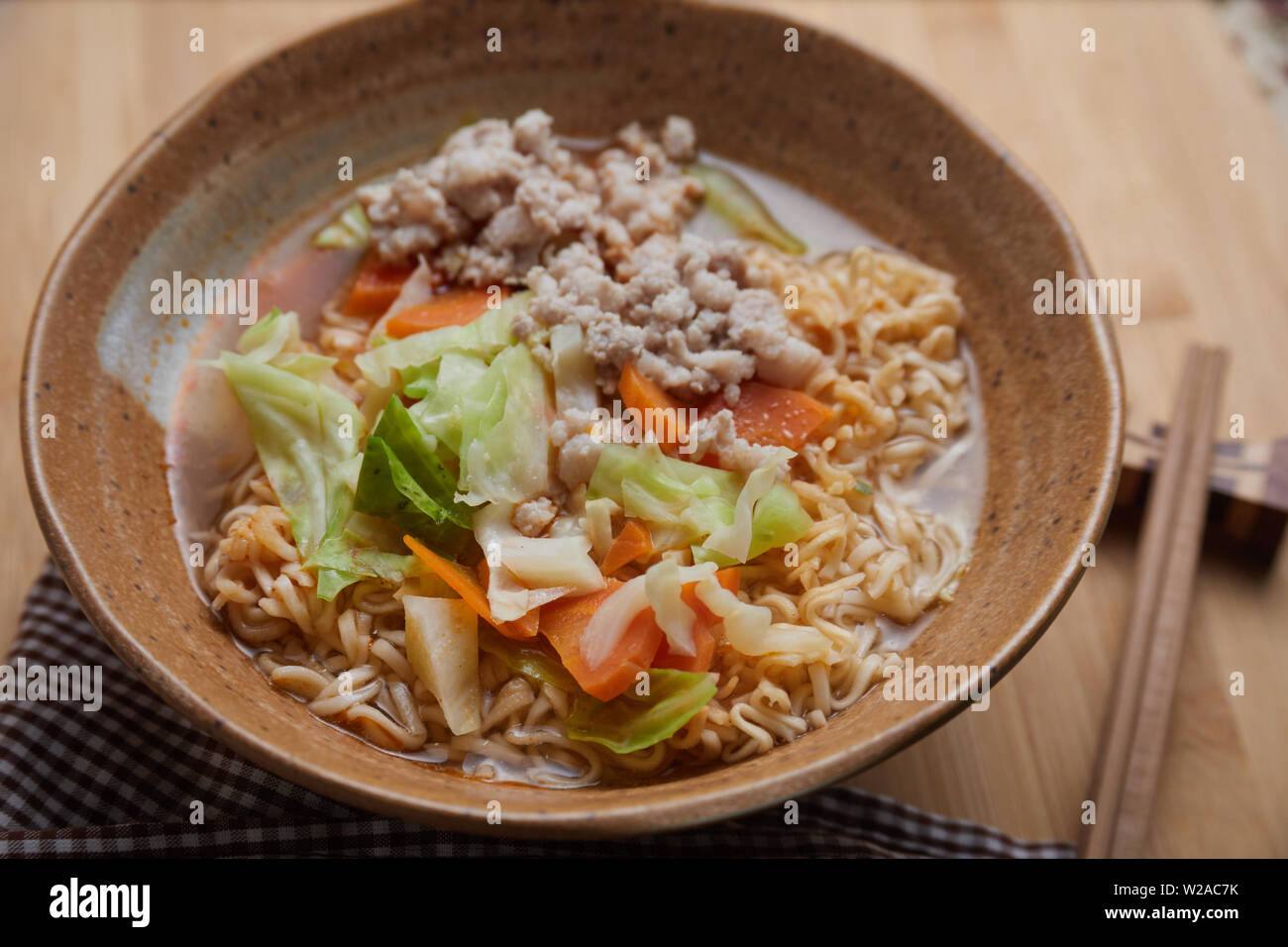 Delicious instant noodle in hi-res stock photography and images - Alamy