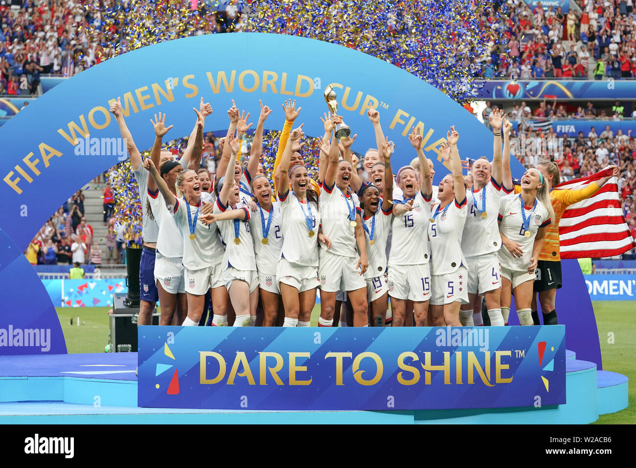 7 july 2019 Lyon, France FIFA Women's World Cup France 2019 Final USA v ...