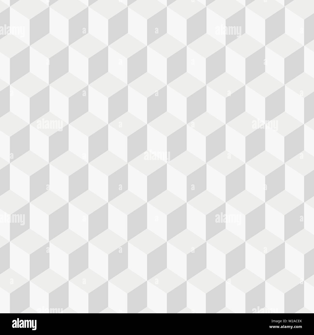 Grayscale 3d Cubes minimal, repeatable pattern simple seamless, spatial ...