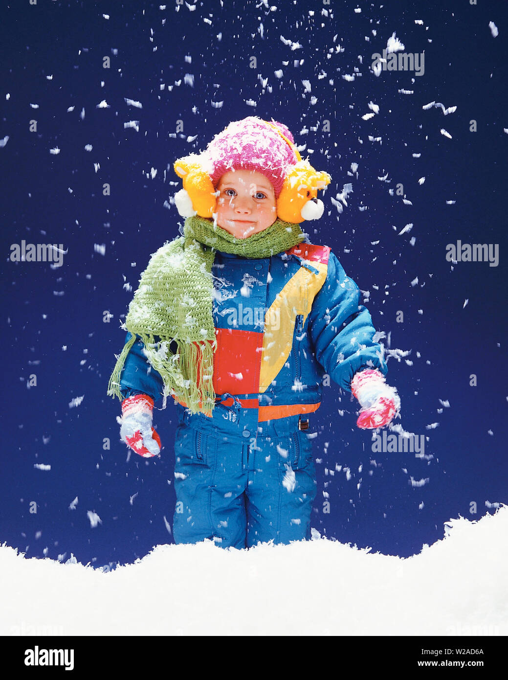 Crying small girl in red hi-res stock photography and images - Alamy