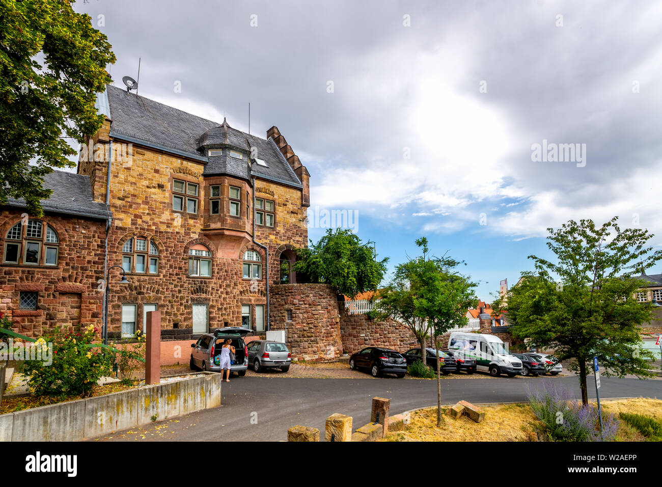Historical City of Oppenheim, Germany Stock Photo - Alamy