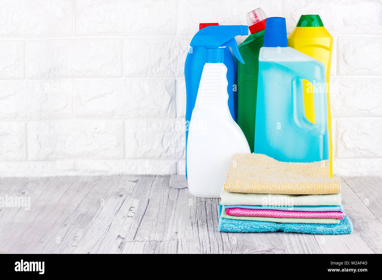 Containers For Household Cleaning Products High Resolution Stock ...