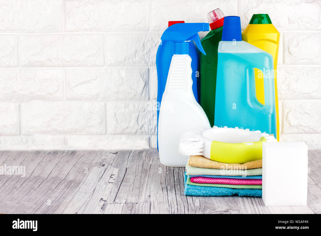 Containers For Household Cleaning Products High Resolution Stock ...