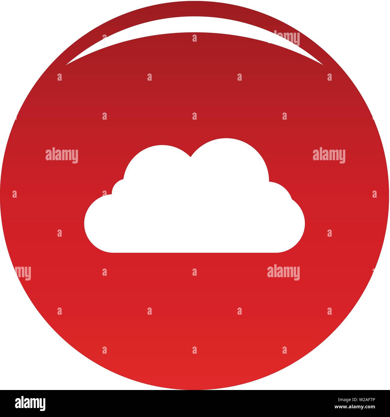 Flying cloud icon. Simple illustration of flying cloud vector icon for ...