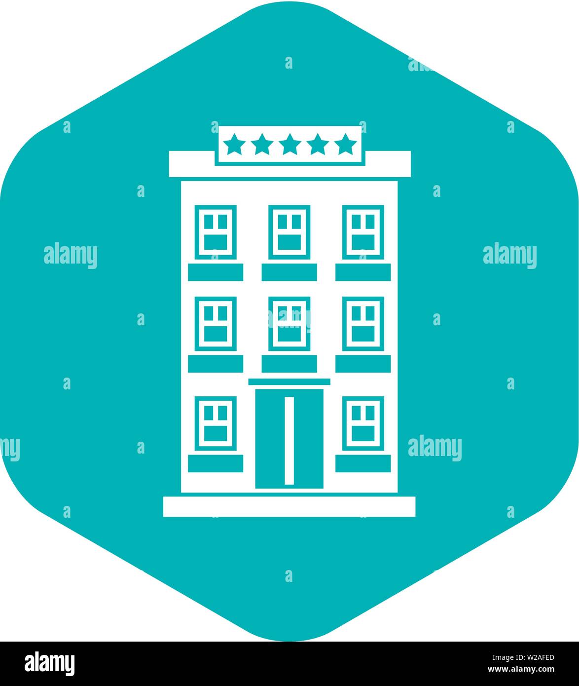 Hotel building icon, simple style Stock Vector Image & Art - Alamy