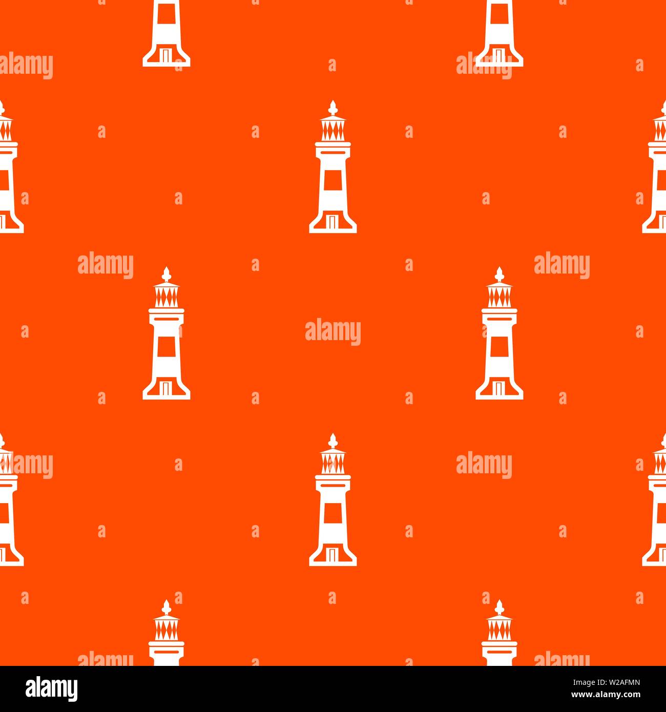 Stone beacon pattern vector orange Stock Vector Image & Art - Alamy