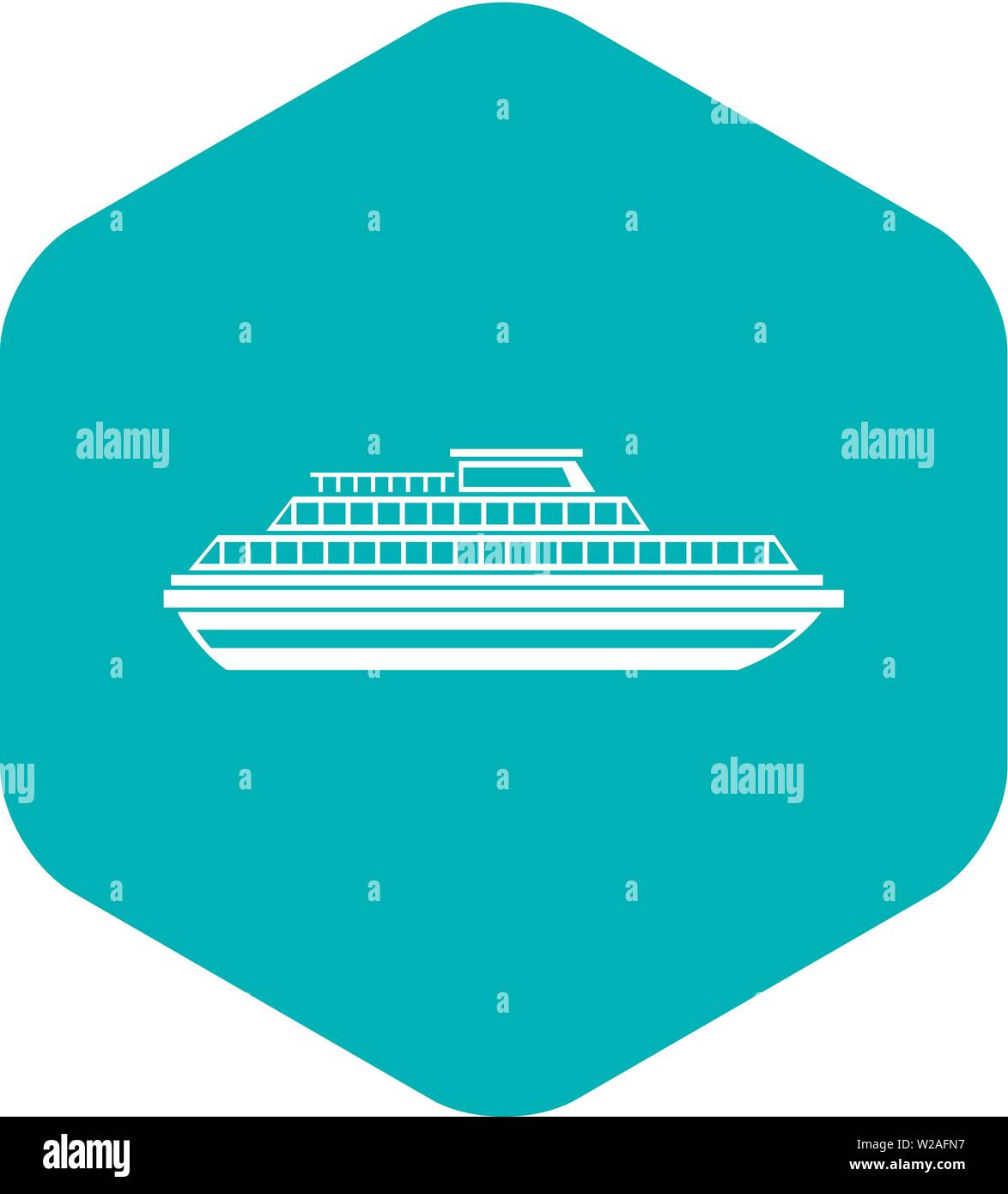 Cruise ship icon, simple style Stock Vector Image & Art - Alamy