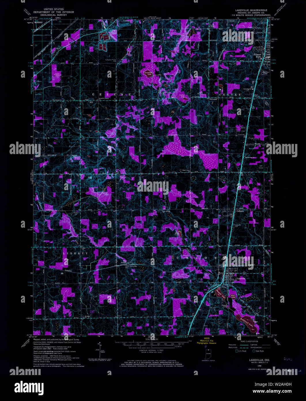 Map of lakeville hi-res stock photography and images - Alamy