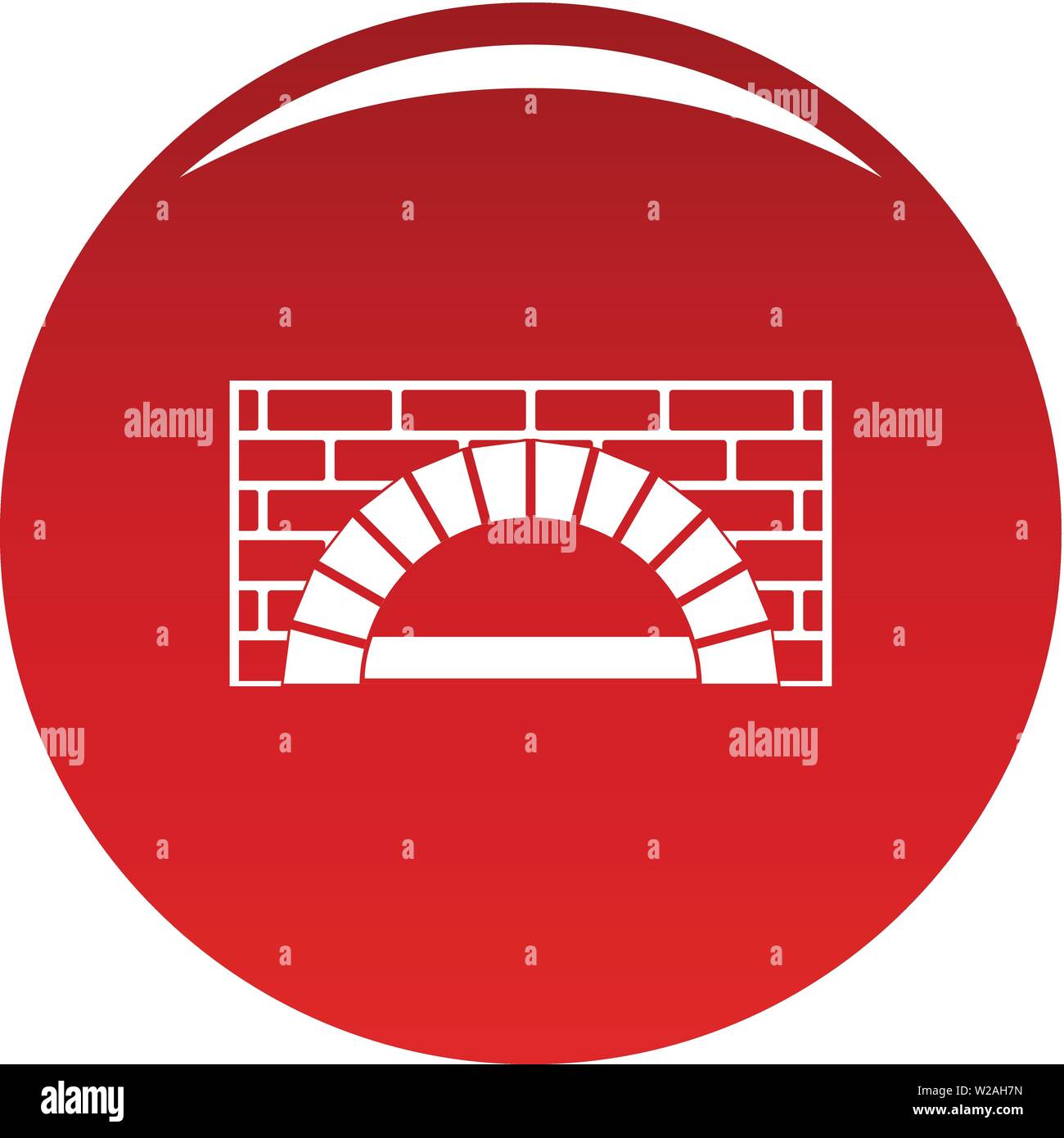 Brick oven icon. Simple illustration of brick oven vector icon for any ...