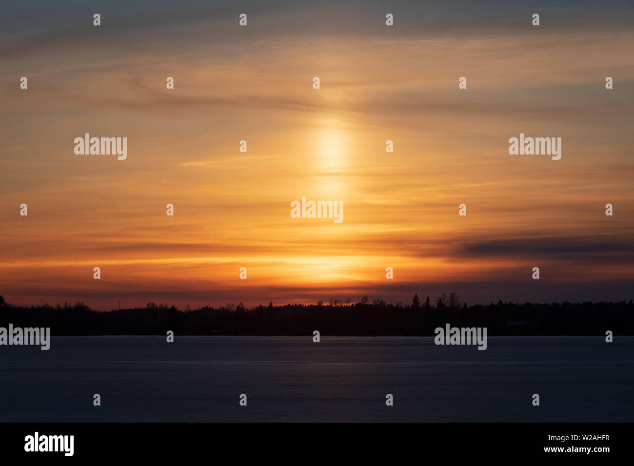 Pillar of sunlight at sunset hi-res stock photography and images - Alamy