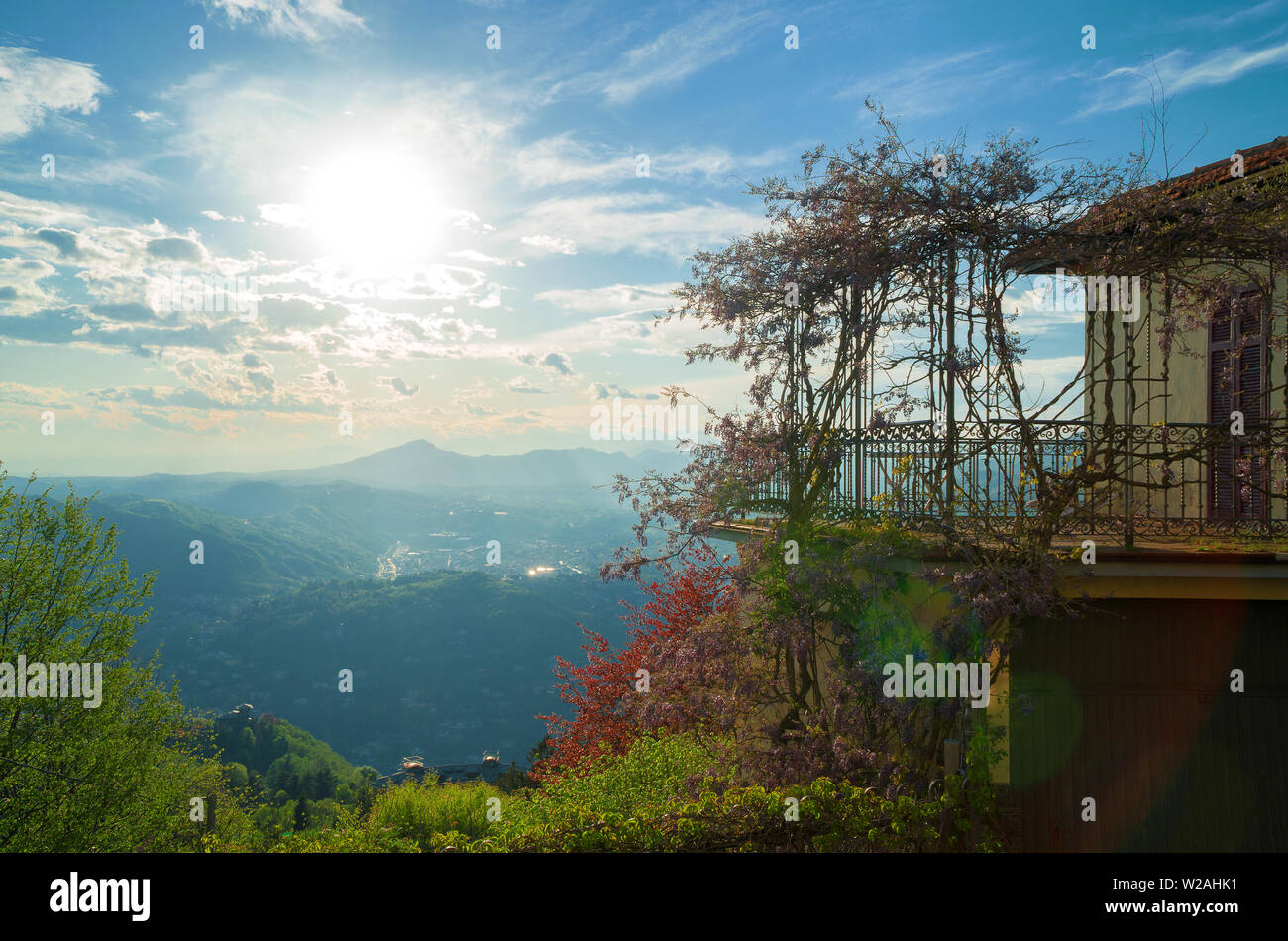 Alpine sun terrace hi-res stock photography and images - Alamy