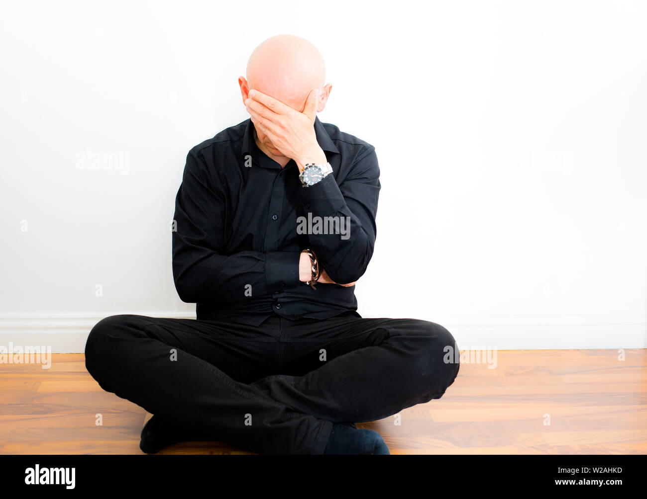Boy Sitting Head Down Sad High Resolution Stock Photography and Images ...