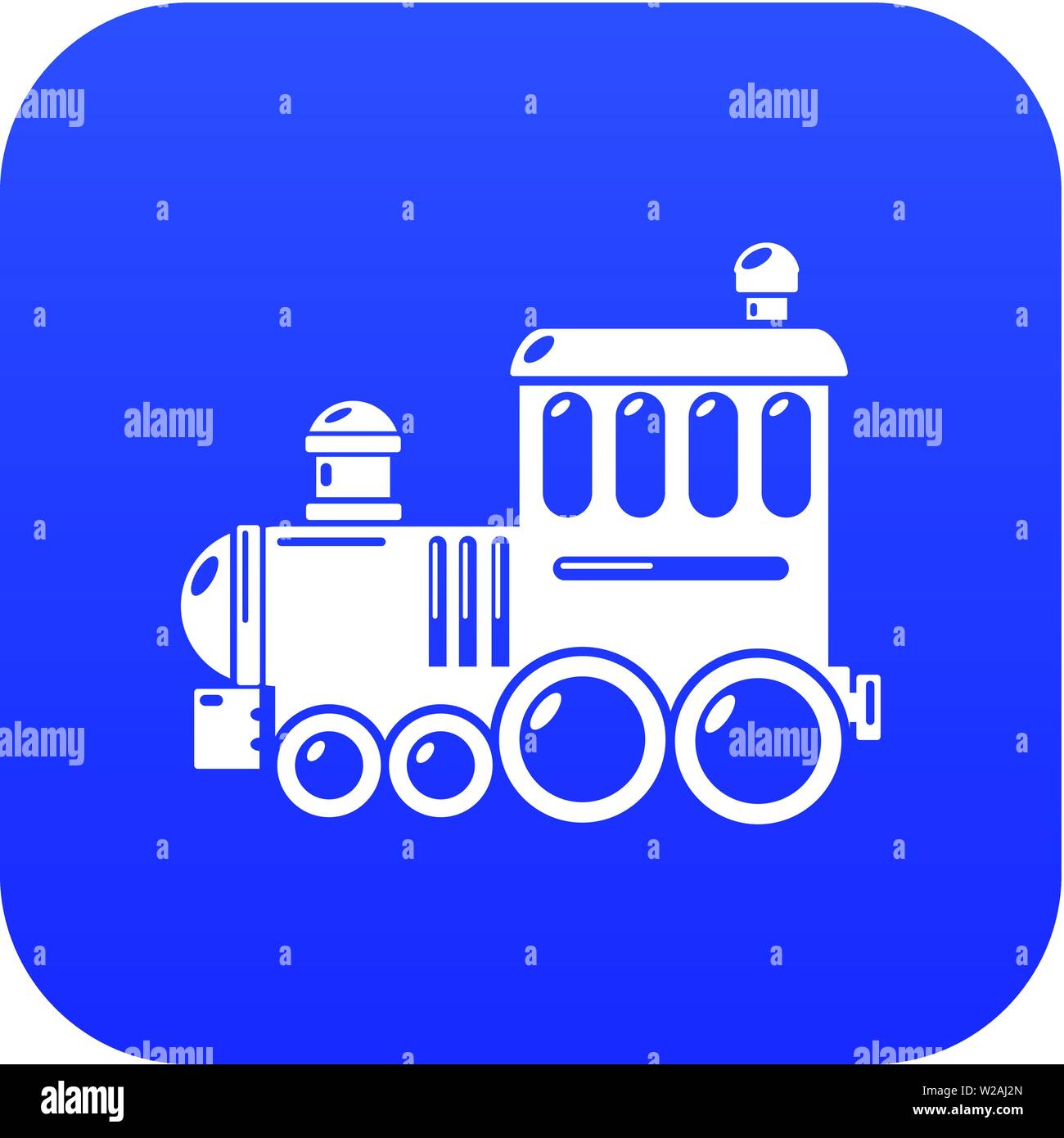 Railroad icon blue vector Stock Vector Image & Art - Alamy