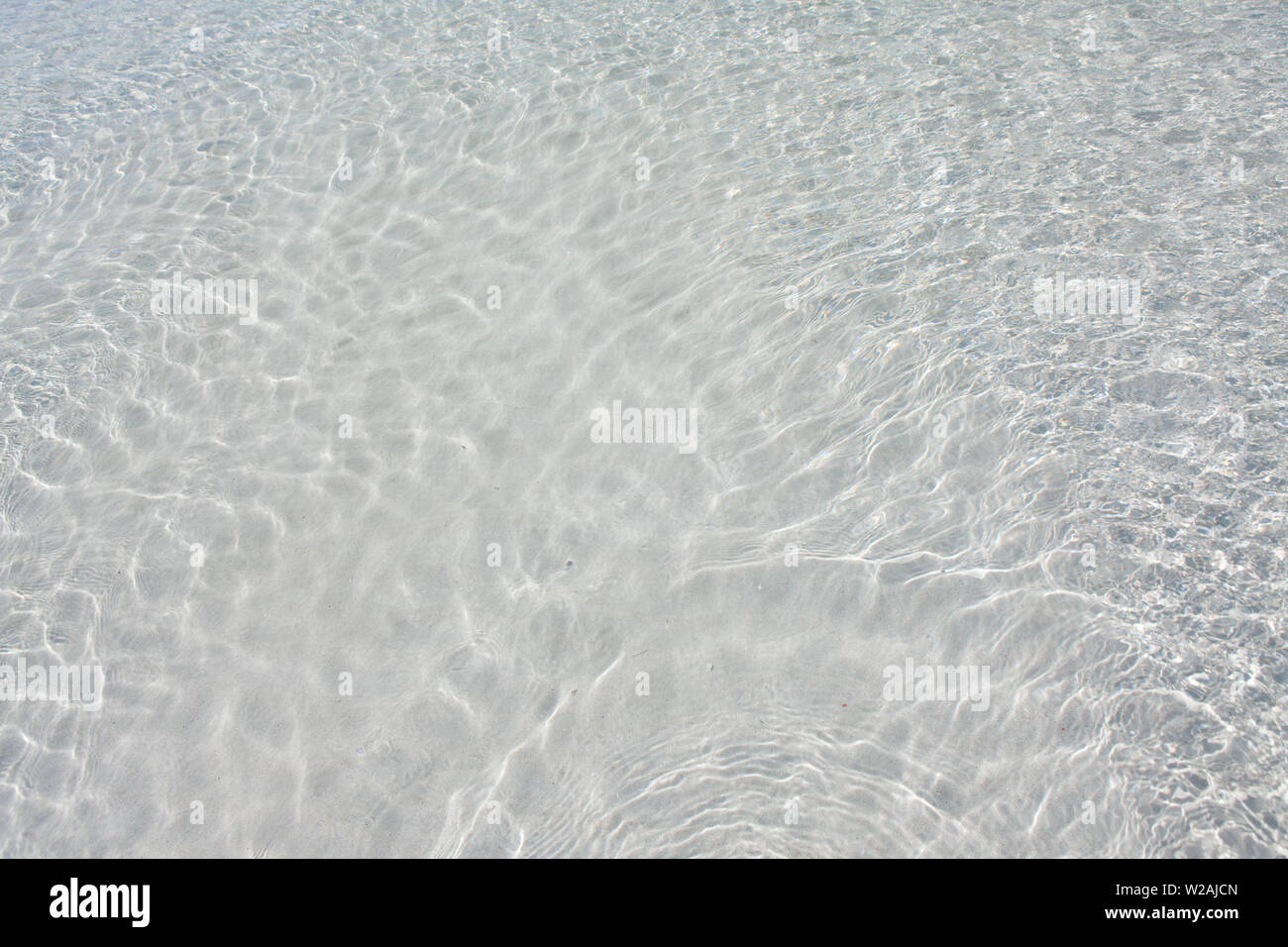 Calm warm water at sand beach abstract Stock Photo - Alamy