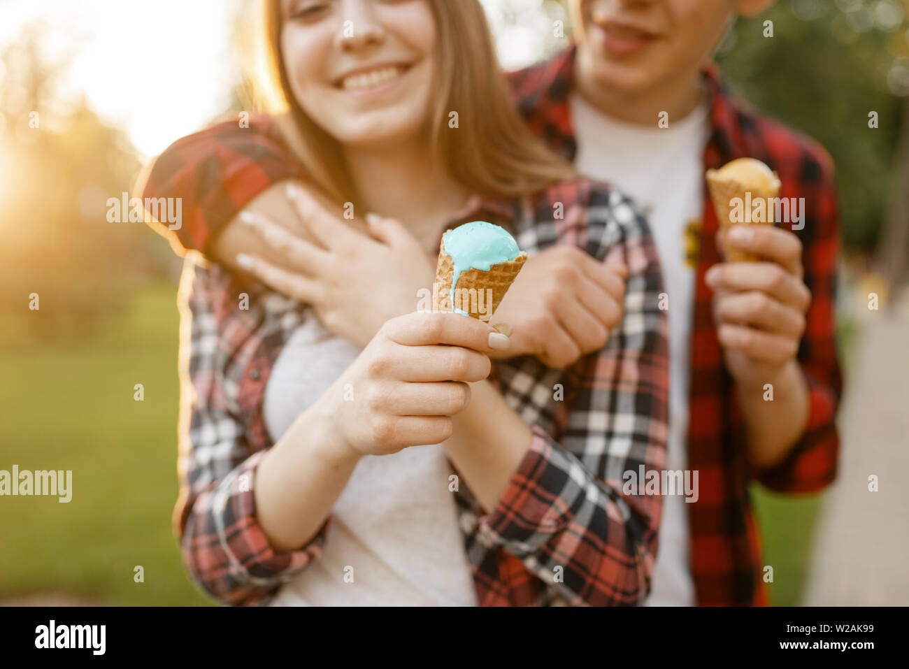 Ice cream walk hi-res stock photography and images - Alamy