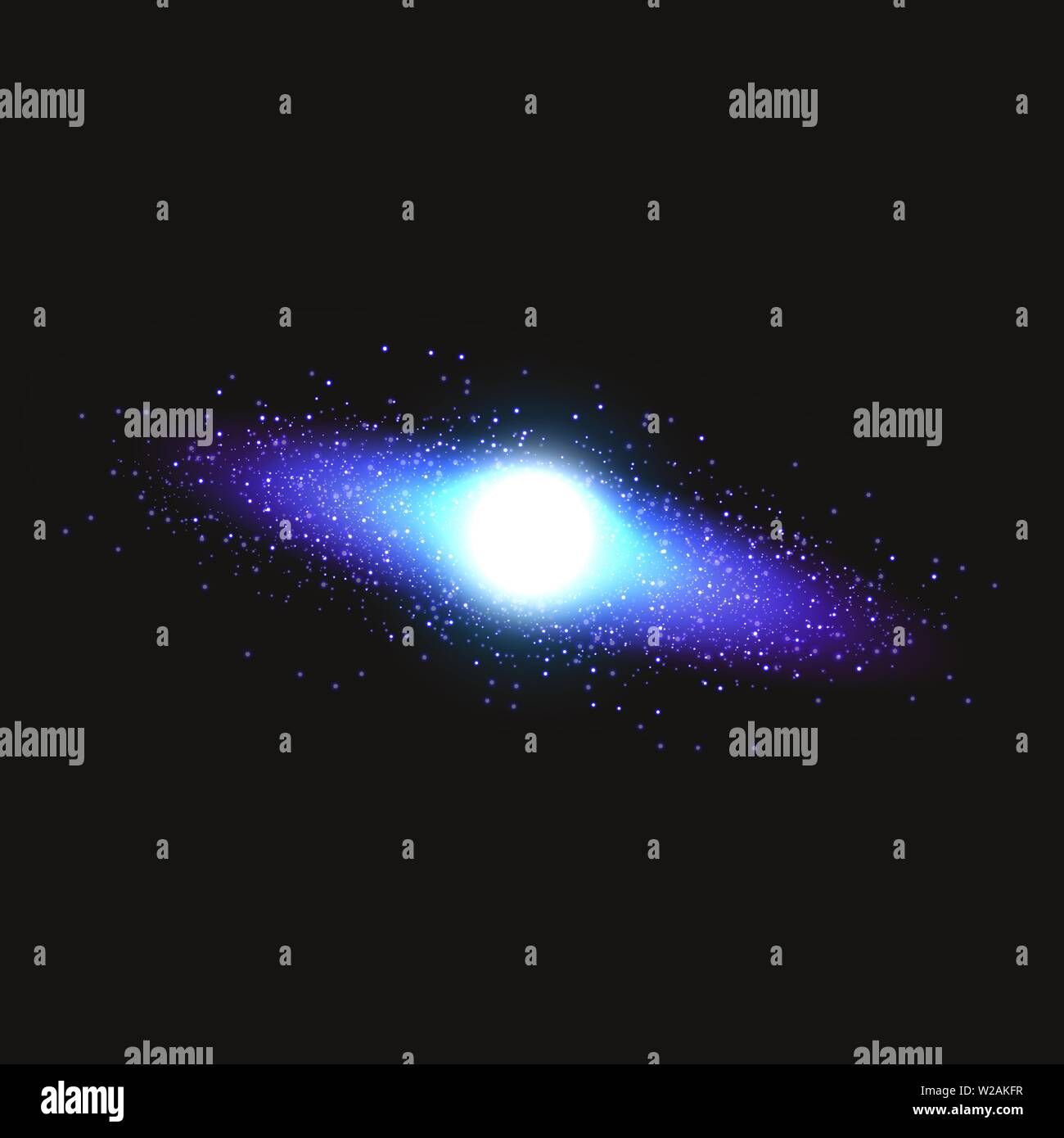 Colorful Nebula in Space Background. Vector illustration Stock Vector ...