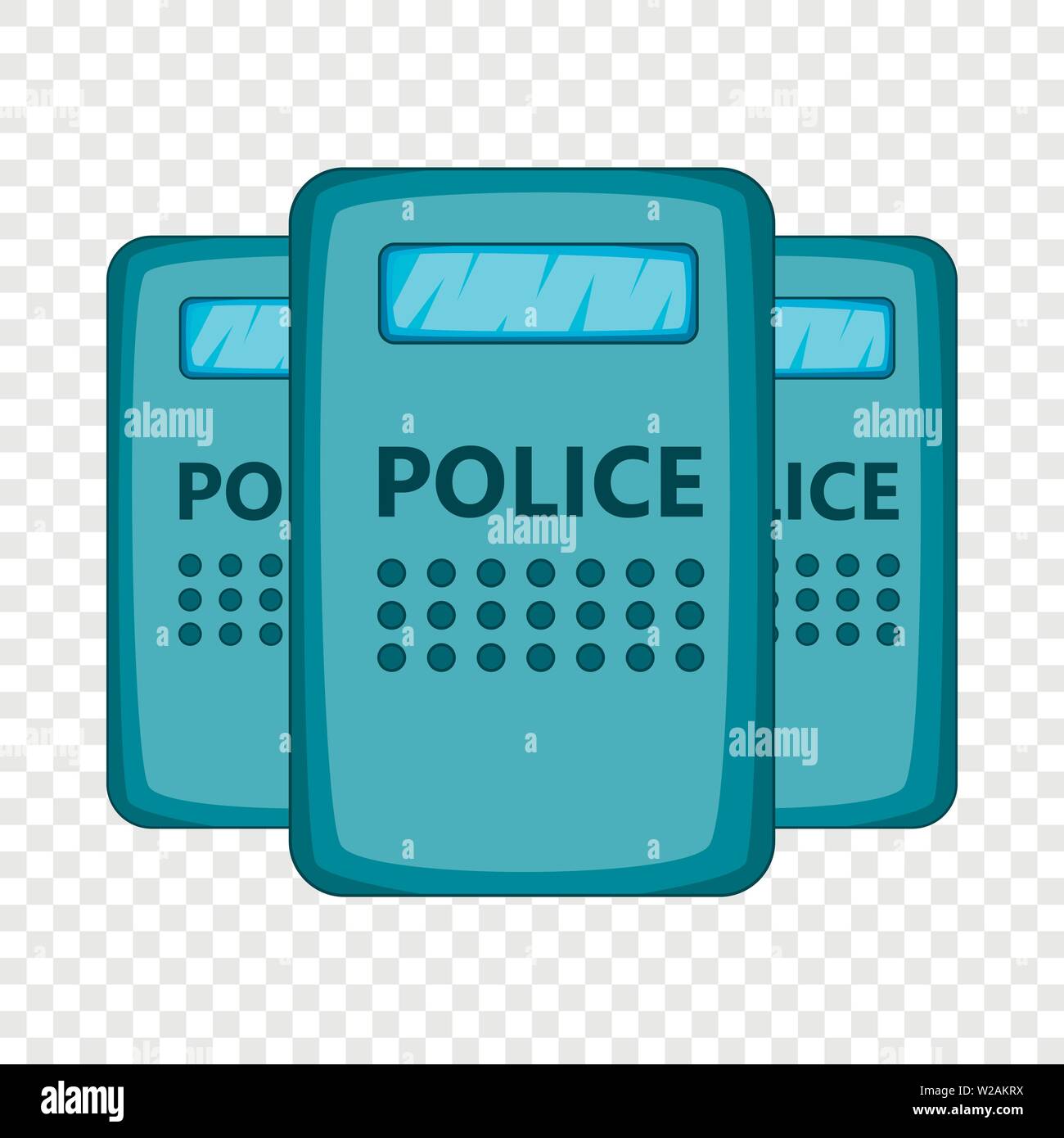 Riot shields icon, cartoon style Stock Vector Image & Art - Alamy