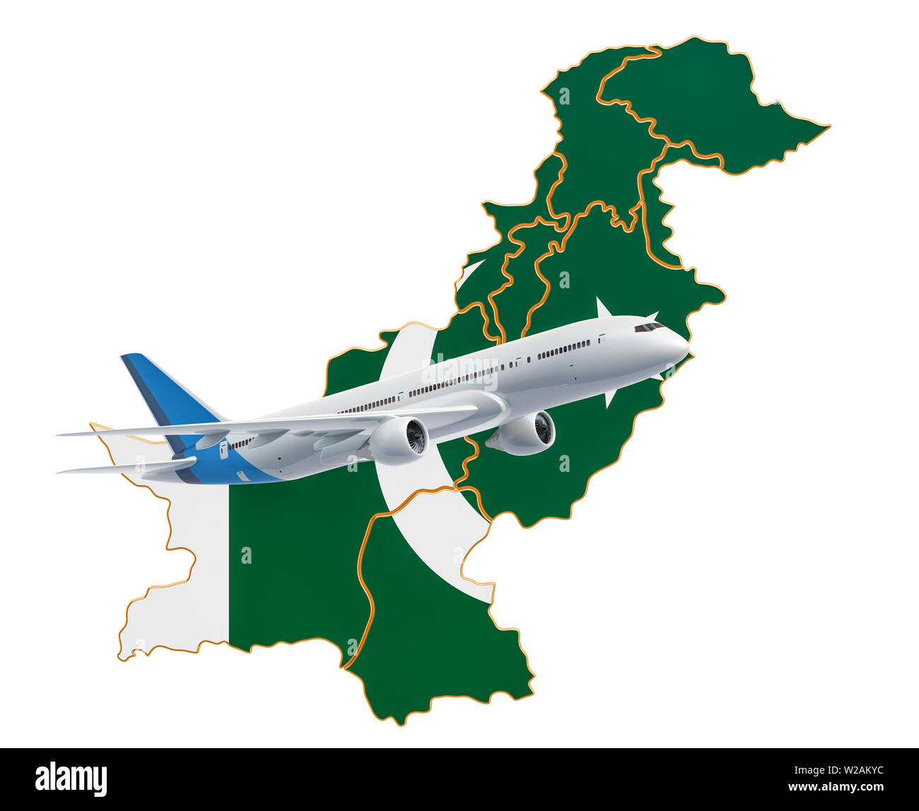 Pakistan international airline plane Cut Out Stock Images & Pictures ...